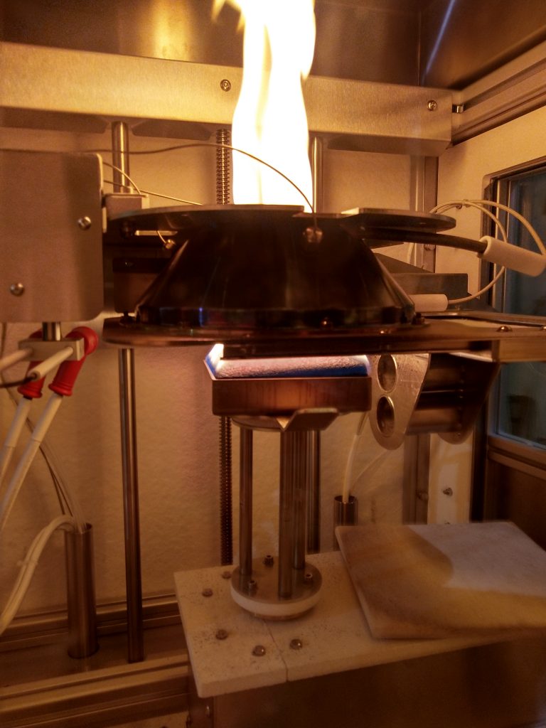 The new cone calorimeter of Aalto FSE research group | Fire Safety ...